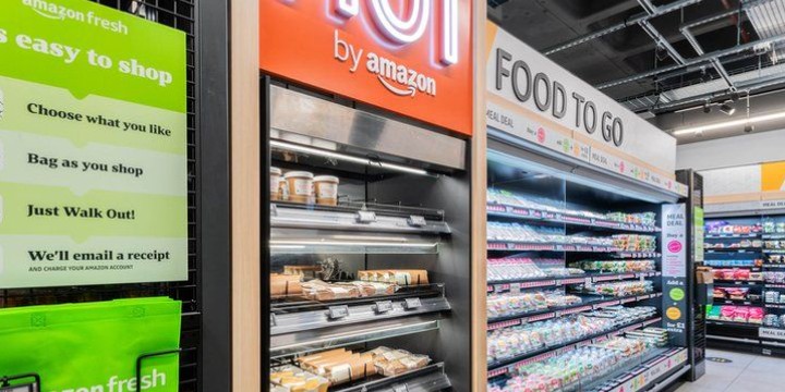 Packaging Cluster | Amazon Fresh store opens in London